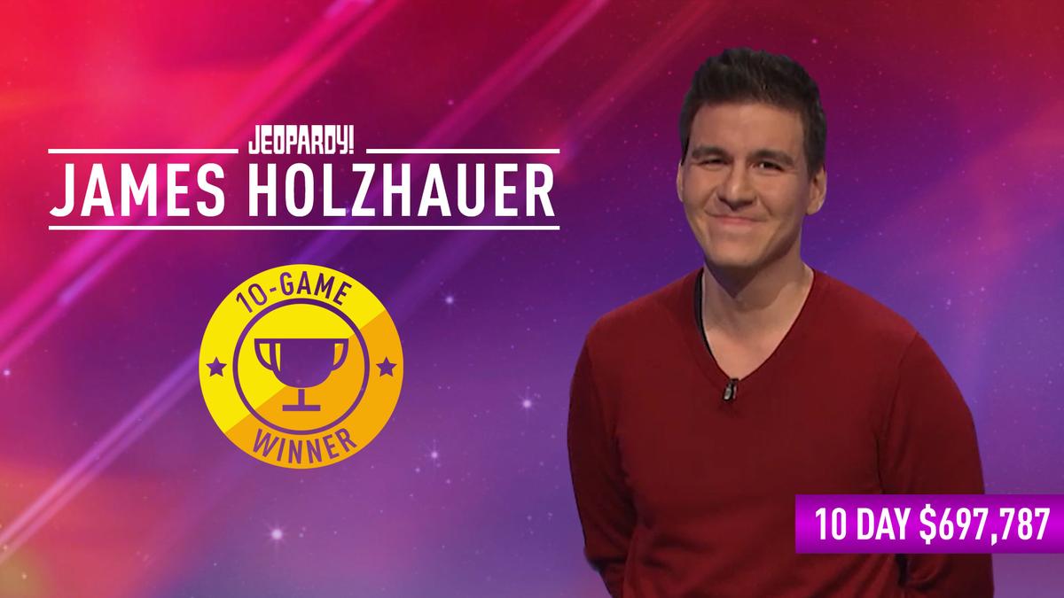 James Holzhauer: 10 Wins and New Jeopardy! Records | J!Buzz | Jeopardy.com James Holzhauer: 10 Wins and New Jeopardy! Records | J!Buzz | Jeopardy.com