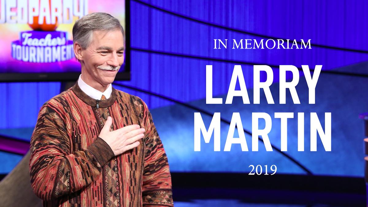 In Memory of Teachers Tournament Winner Larry Martin | J!Buzz ...